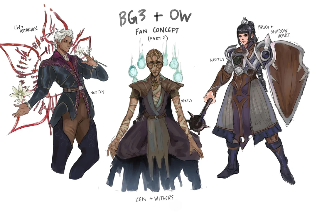 Baldurs Gate 3 and OW fan concepts part 2 | Scrolller