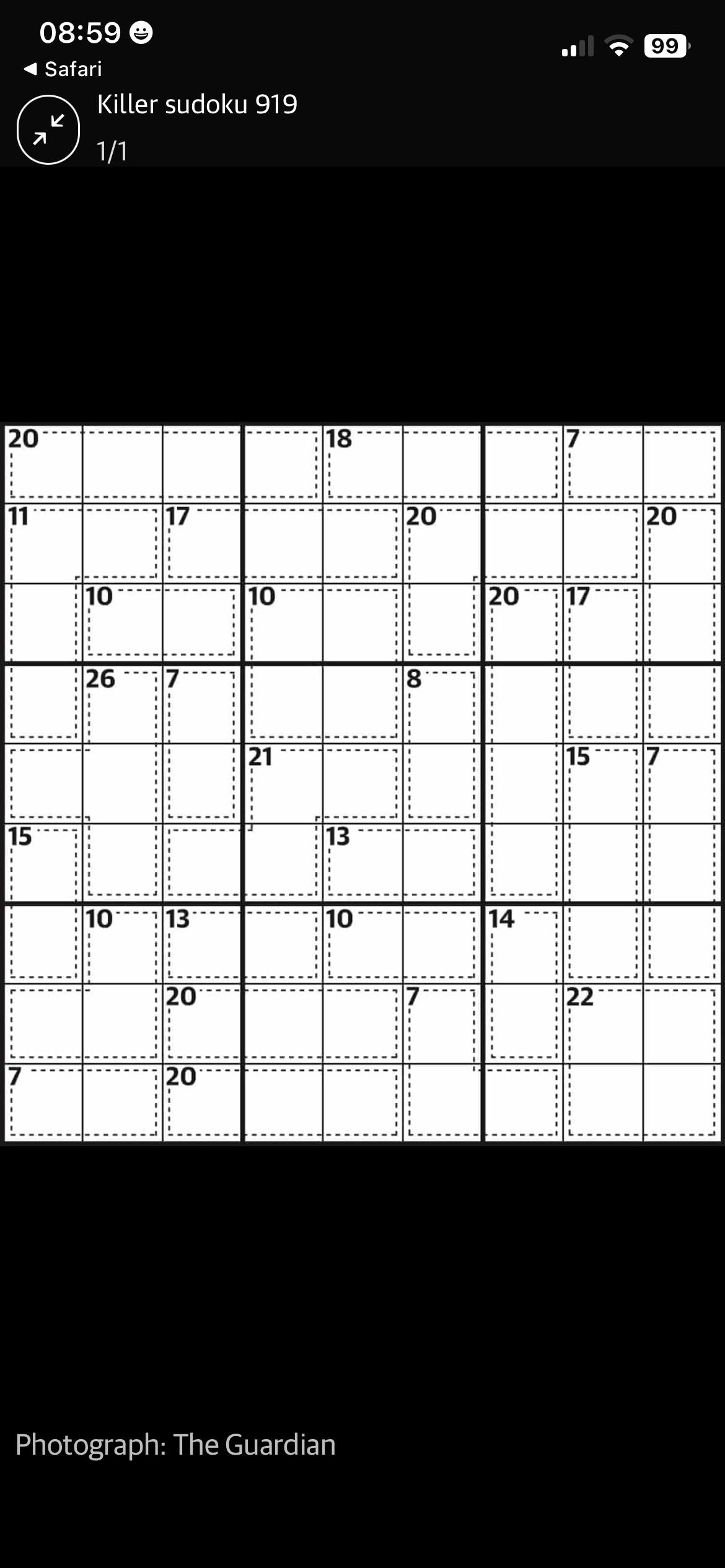 Killer sudoku help! | Scrolller