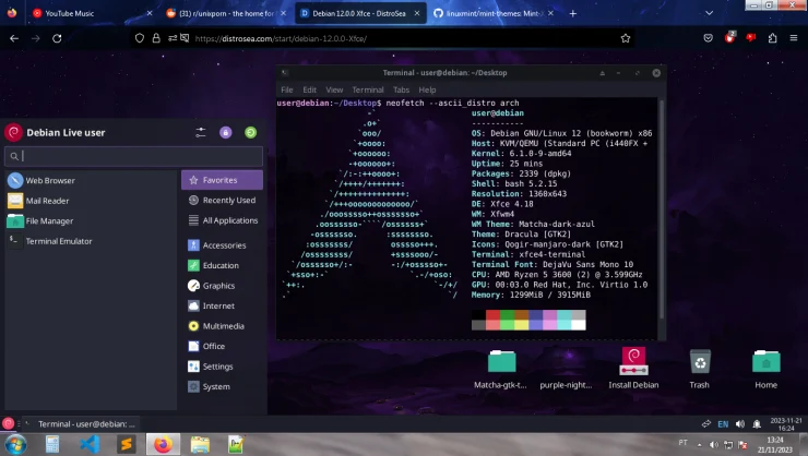 [XFCE] First try at desktop ricing 🙂 (I am too lazy to format my computer, this is why i use ...