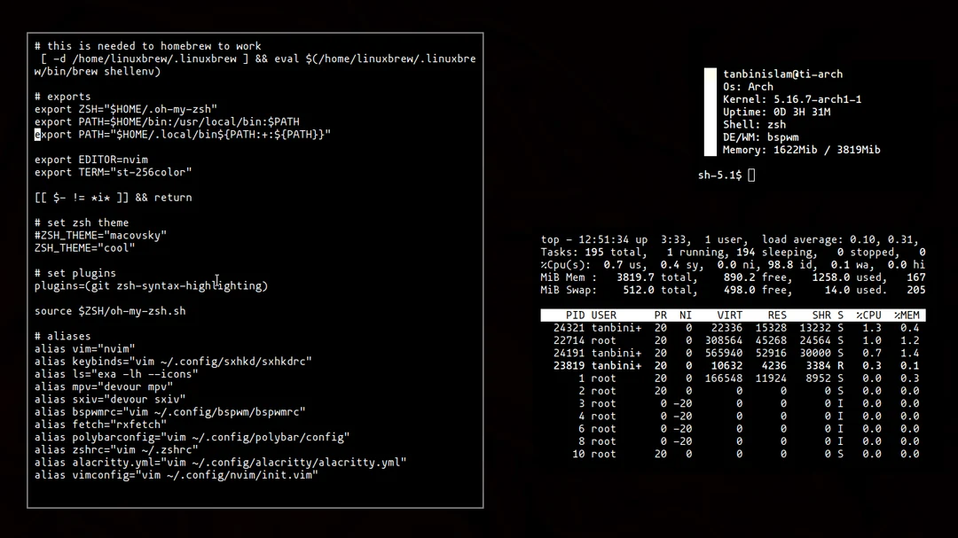 [BSPWM] Total Darkness | Scrolller