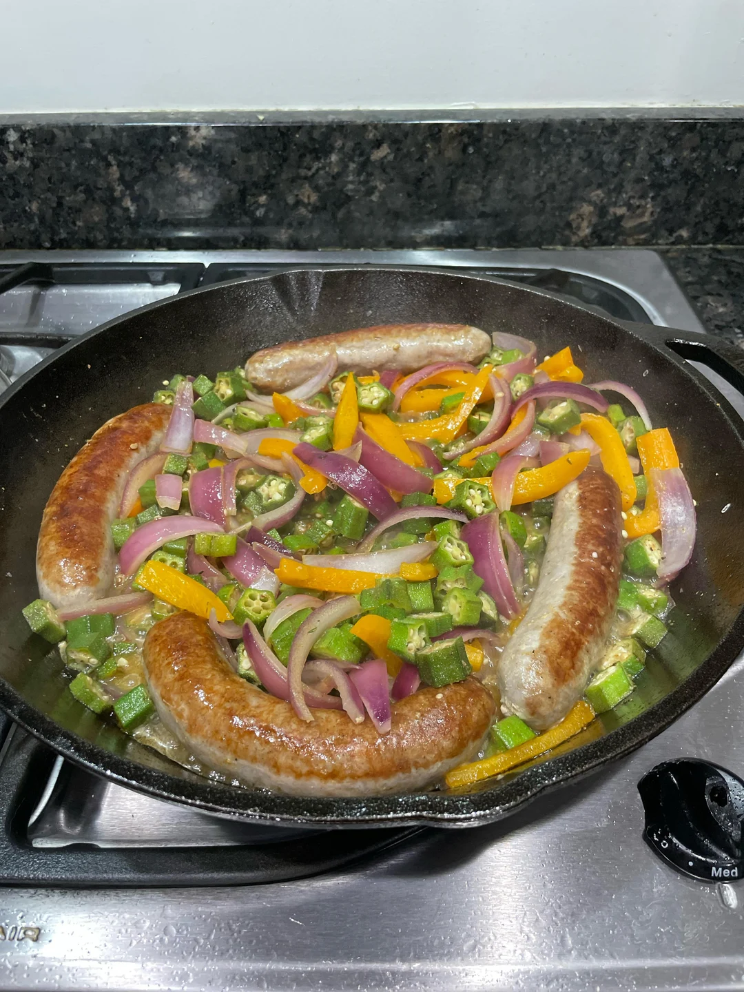 Sausage and okra | Scrolller