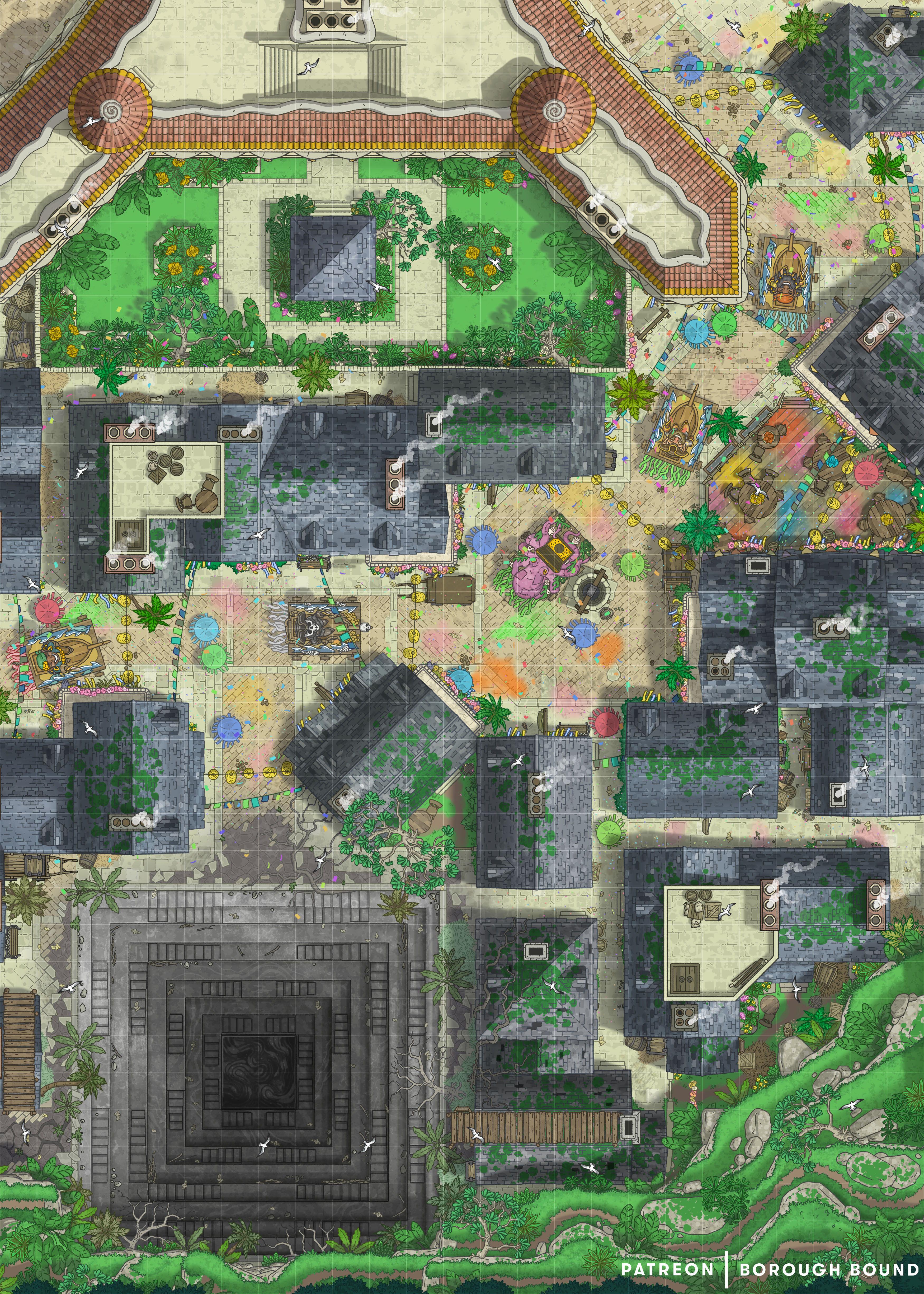 [OC] Carnival Town (Part 6 of 8!) [25x35] | Scrolller