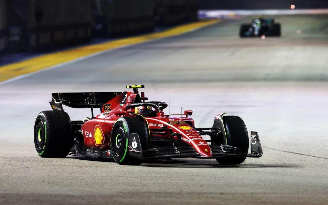 Carlos Sainz (Ferrari F1-75), race, 2022 Singapore GP [1920x1200] | Scrolller