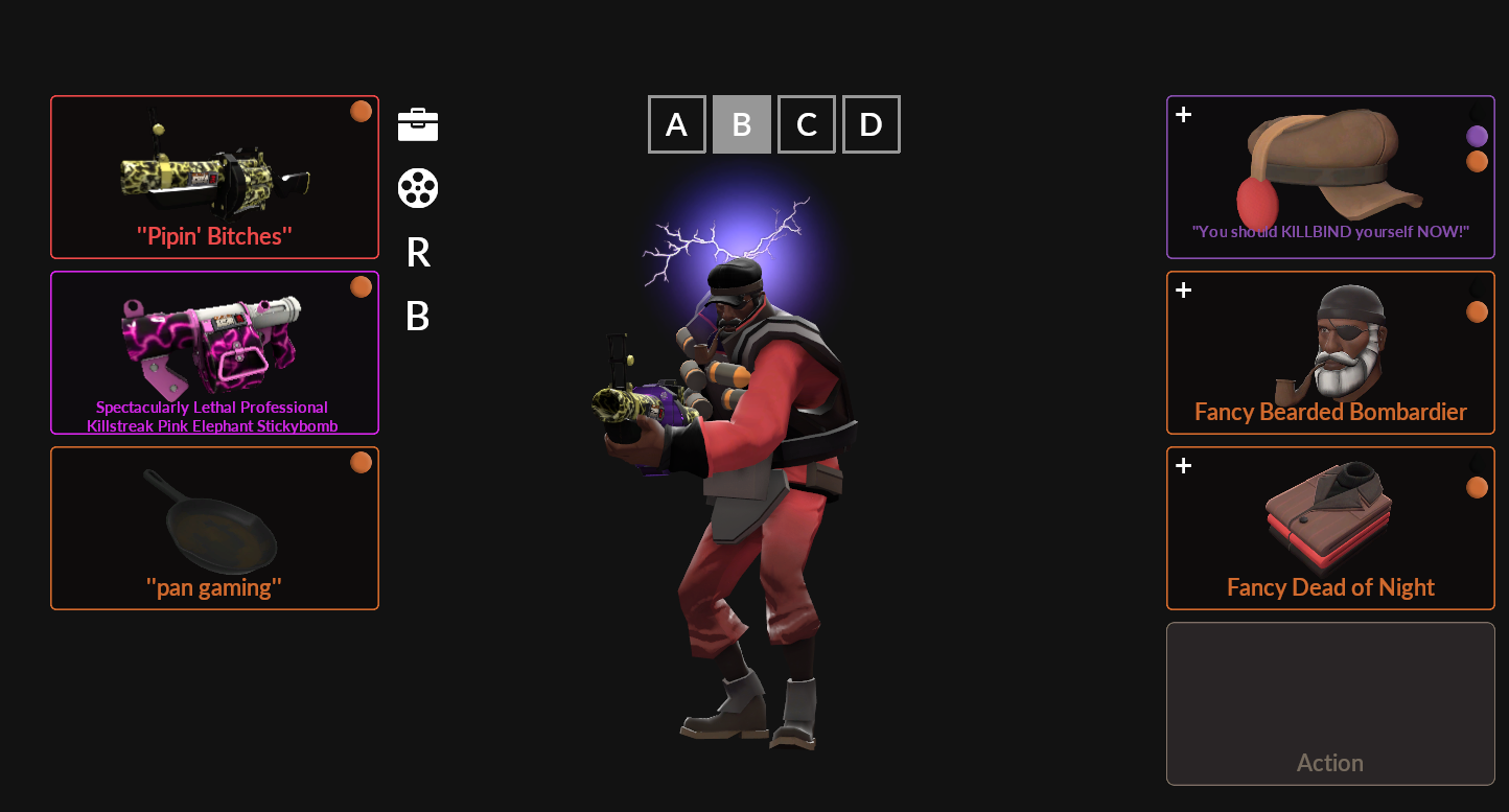 My current demo loadout | Scrolller