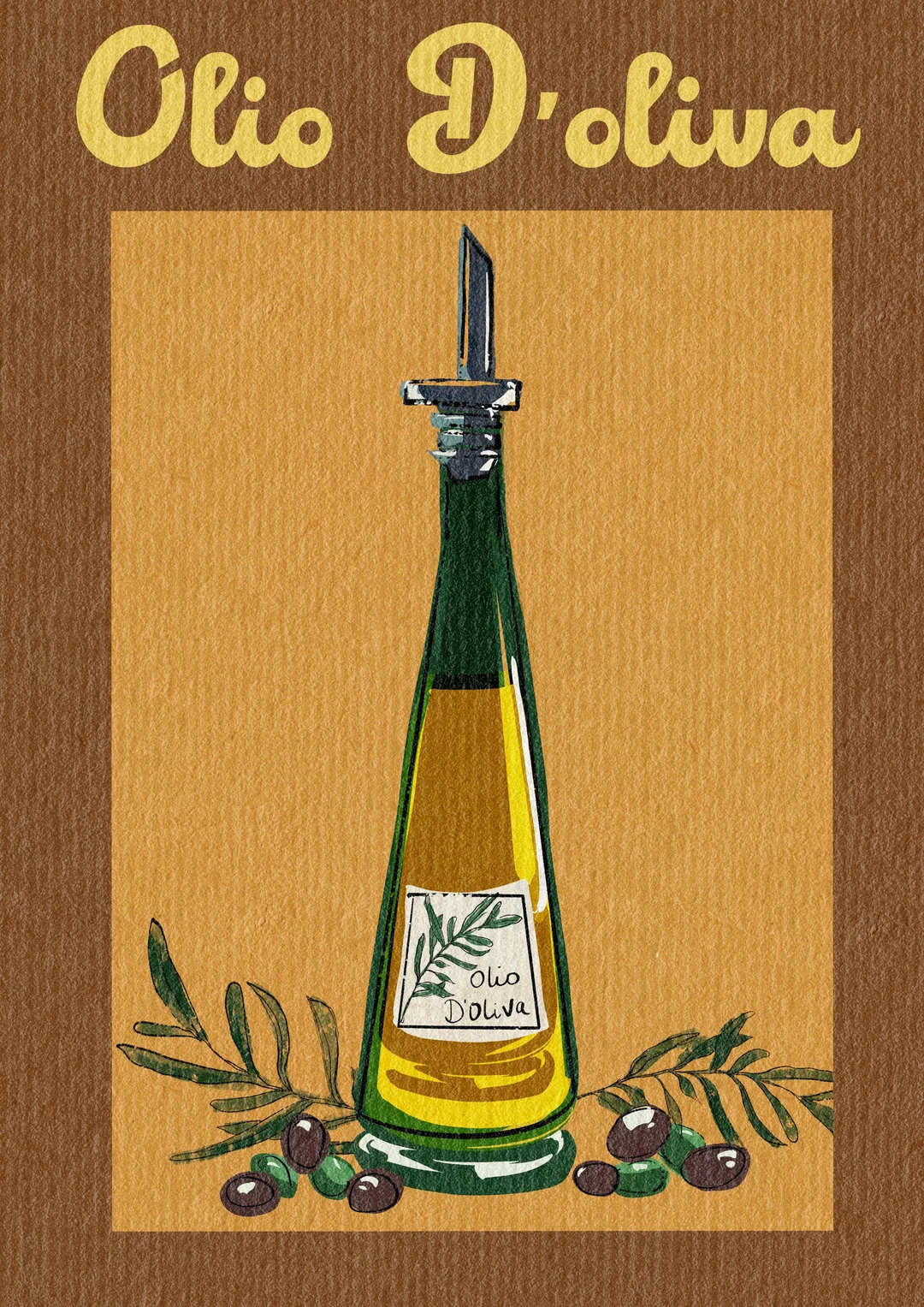 Olive Oil, Me, Procreate, 2022. | Scrolller