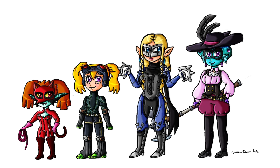 Hyrule Warriors characters as the Persona 5 Phantom Thieves commissioned by me Part 2 | Scrolller
