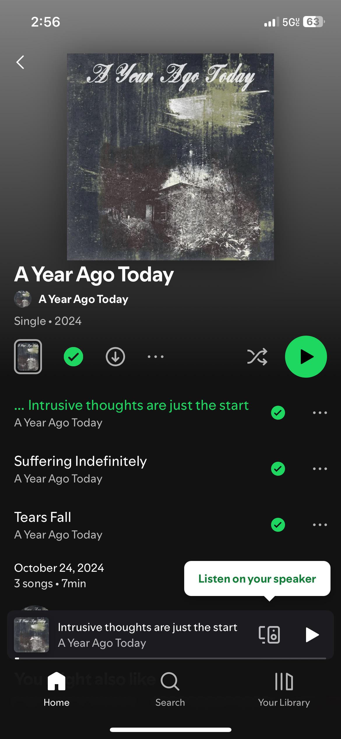 A Year Ago Today Demo | Scrolller