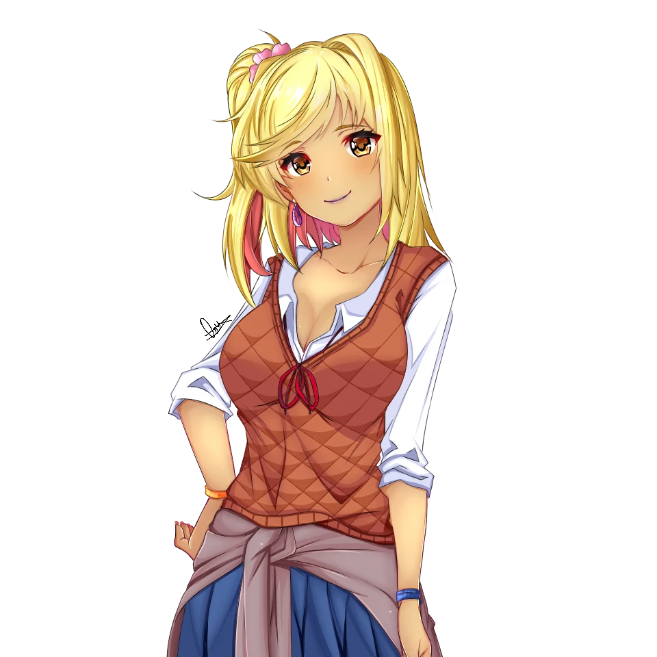 "Official" sprite I made for Ayumi, the 5th Doki I created for the April 1st bit | Scrolller