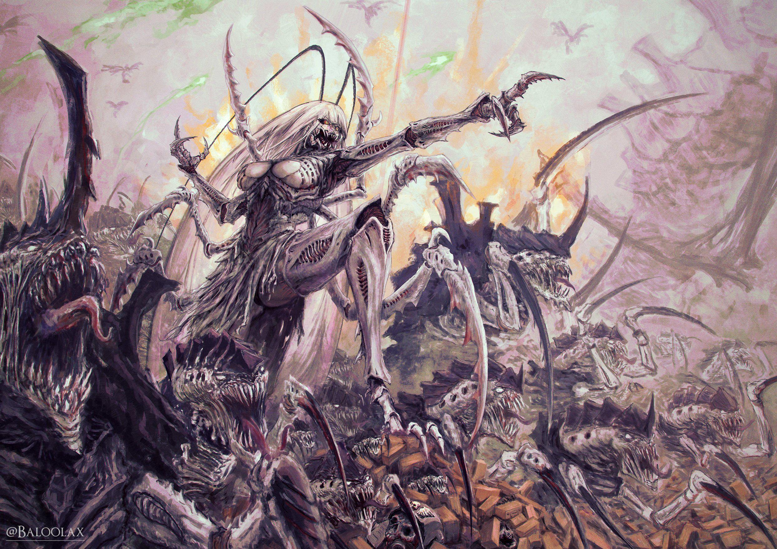 Discover more like ImaginaryWarhammer: Matara kan as a tyranid by @baloolax and Related Content ...