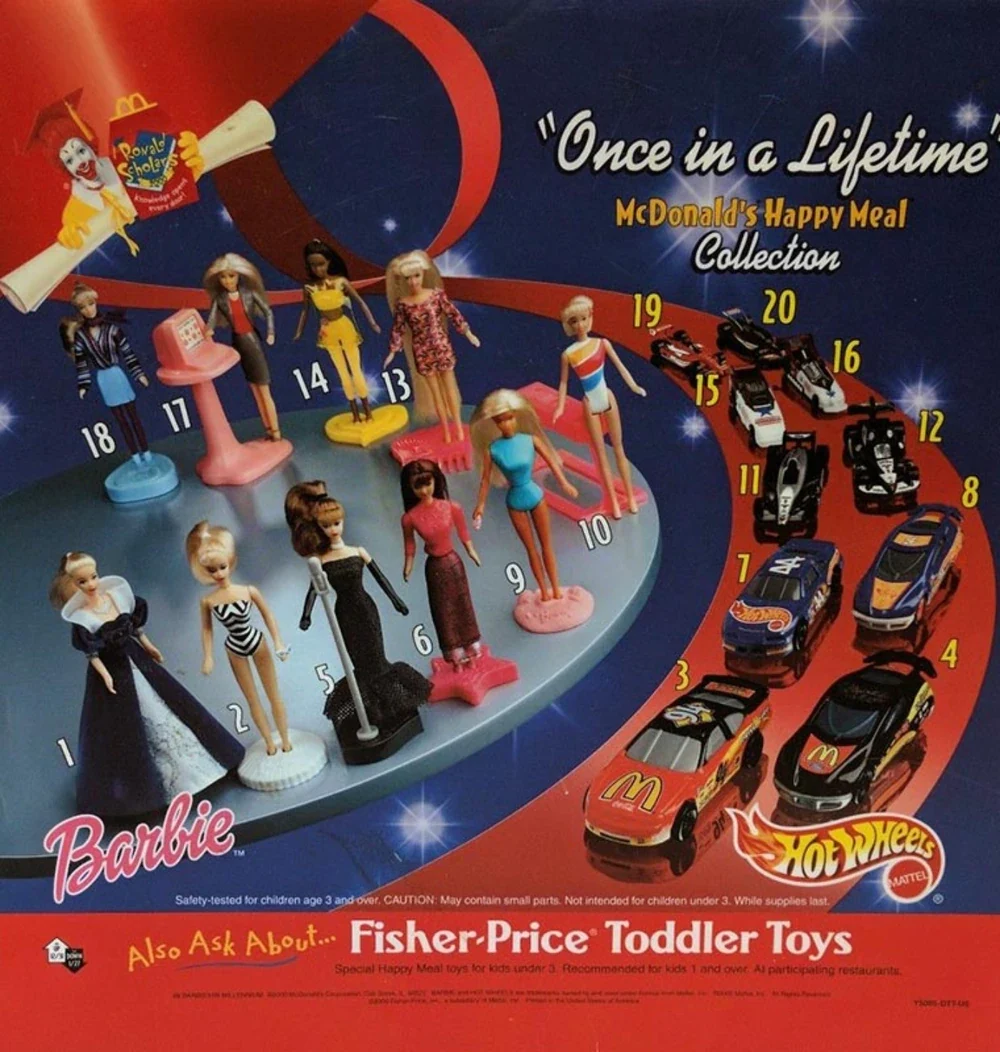 How AMAZING were these "Once in a Lifetime" Barbies from McDonalds? | Scrolller