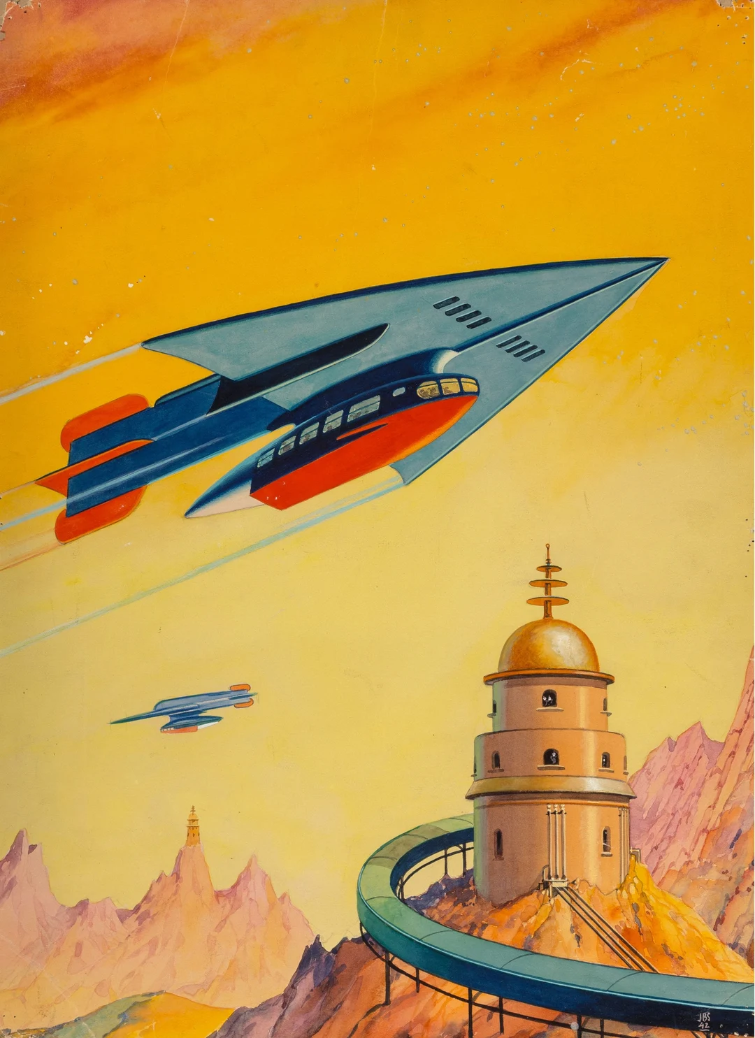 Flying Wing of Pluto by James B. Settles | Scrolller