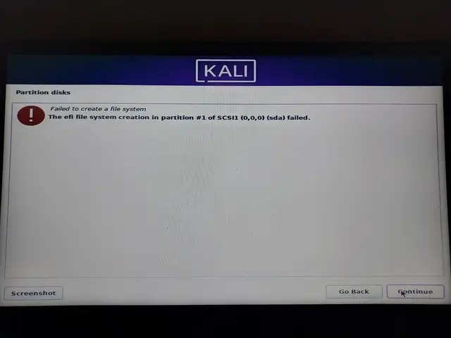 I'm booting kali into ventoy and this massage pops up | Scrolller