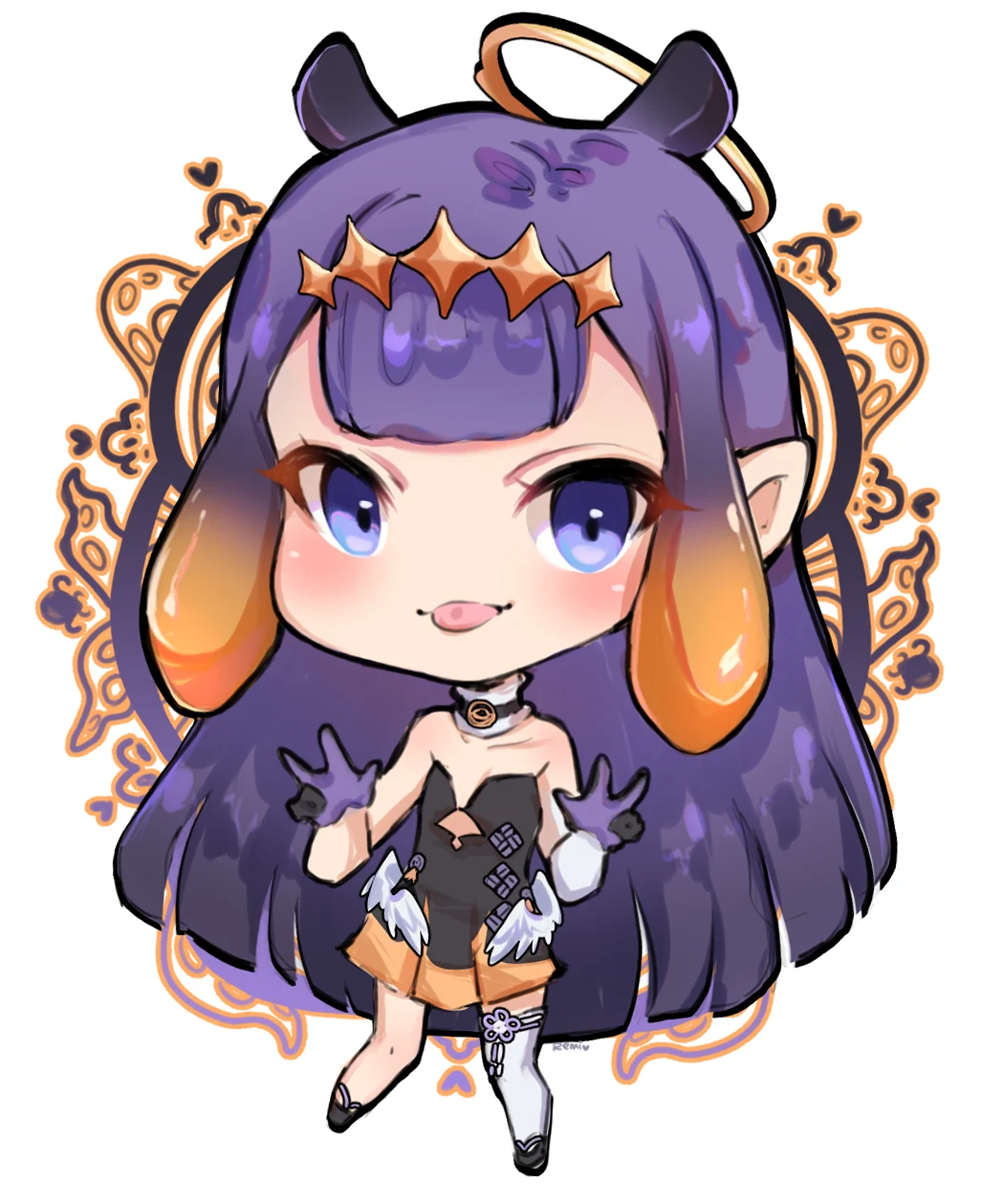 CUTE CHIBI INA (art by me) | Scrolller