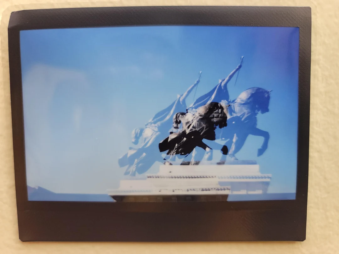 Cool accidental double exposure when my filmed jammed in my Instax wide 210 | Scrolller