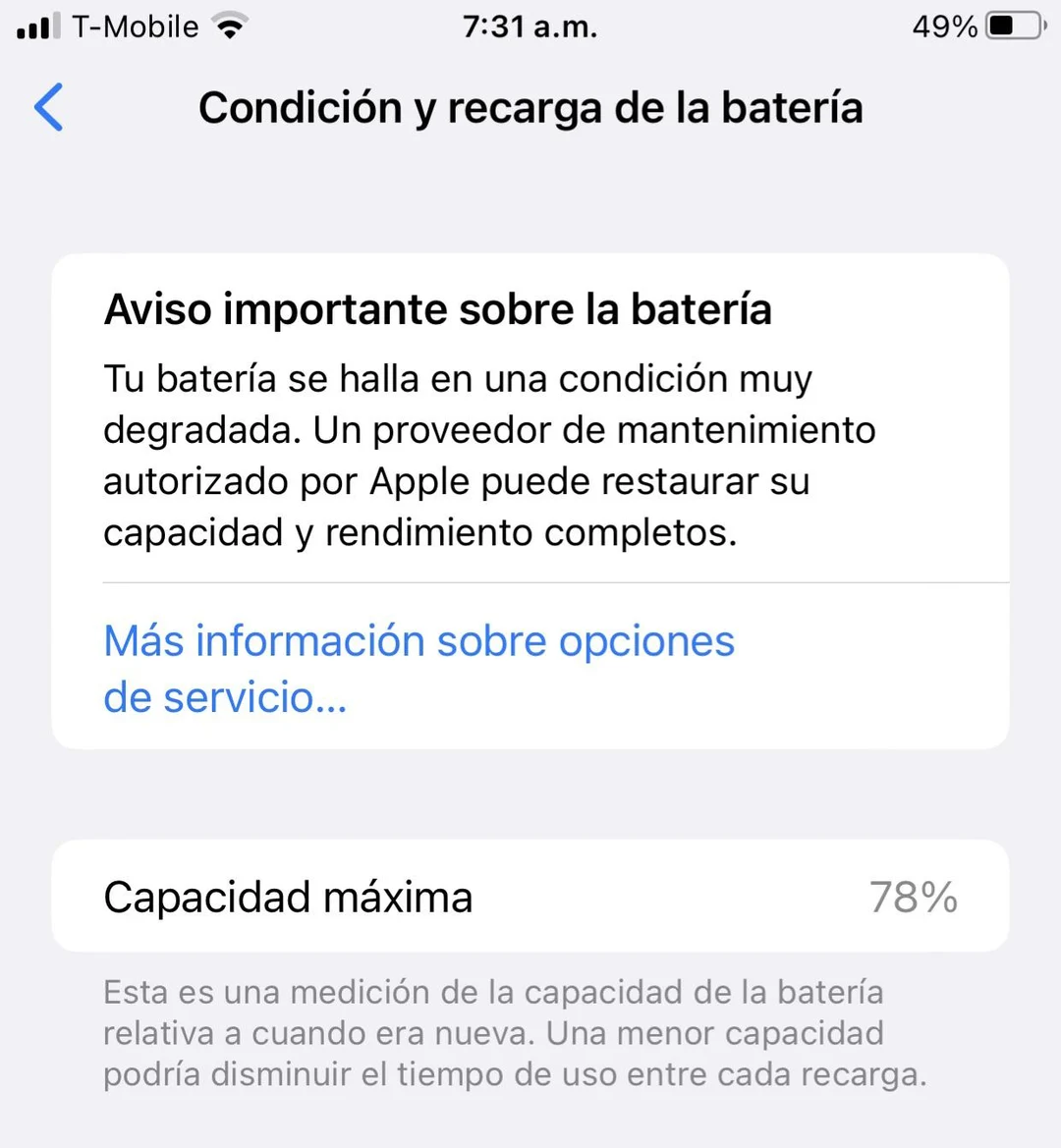 Mom’s 8 Plus has Maintenance message. | Scrolller