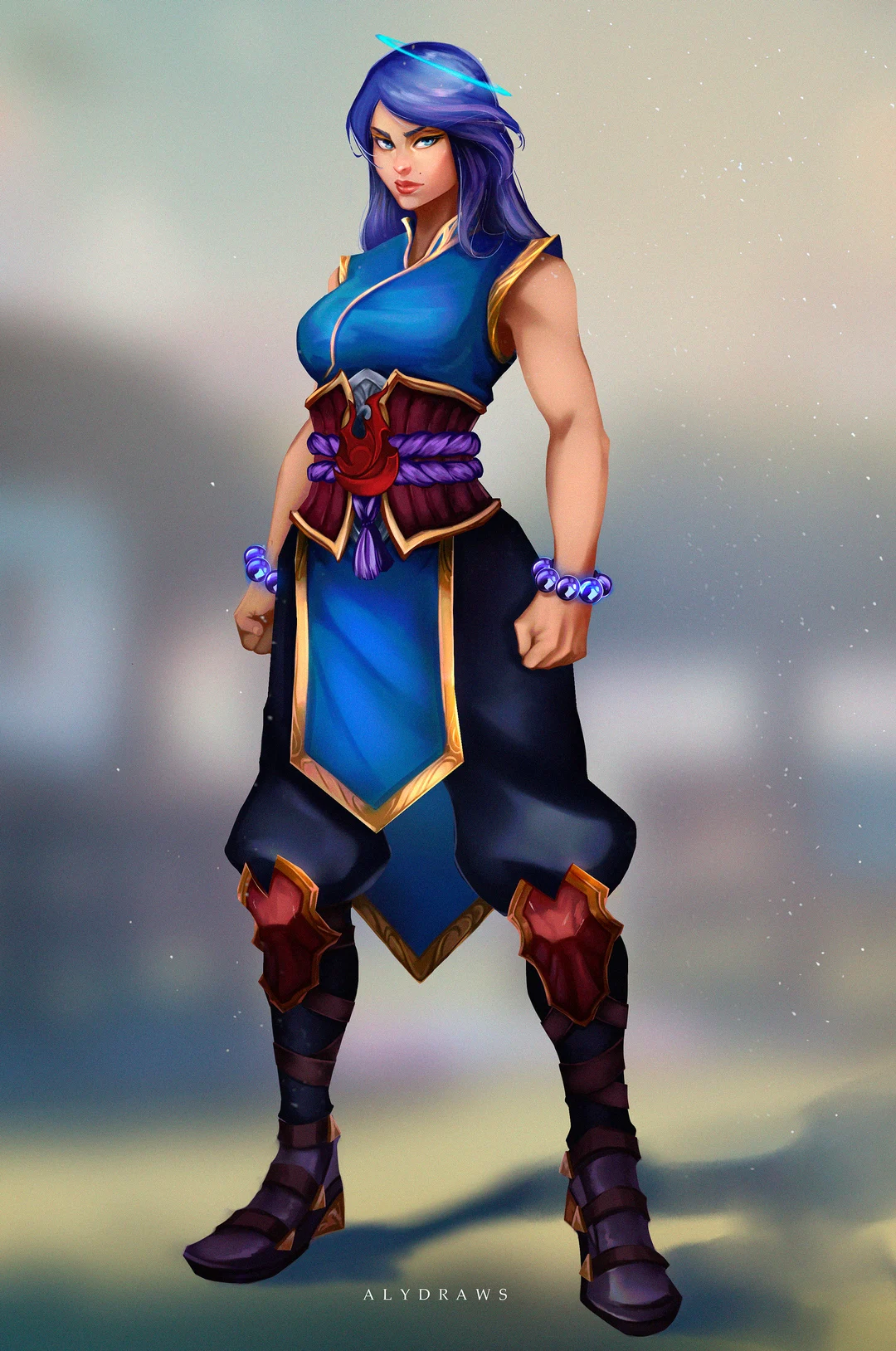 [OC] Luna, a beautiful oriental fighter | Scrolller