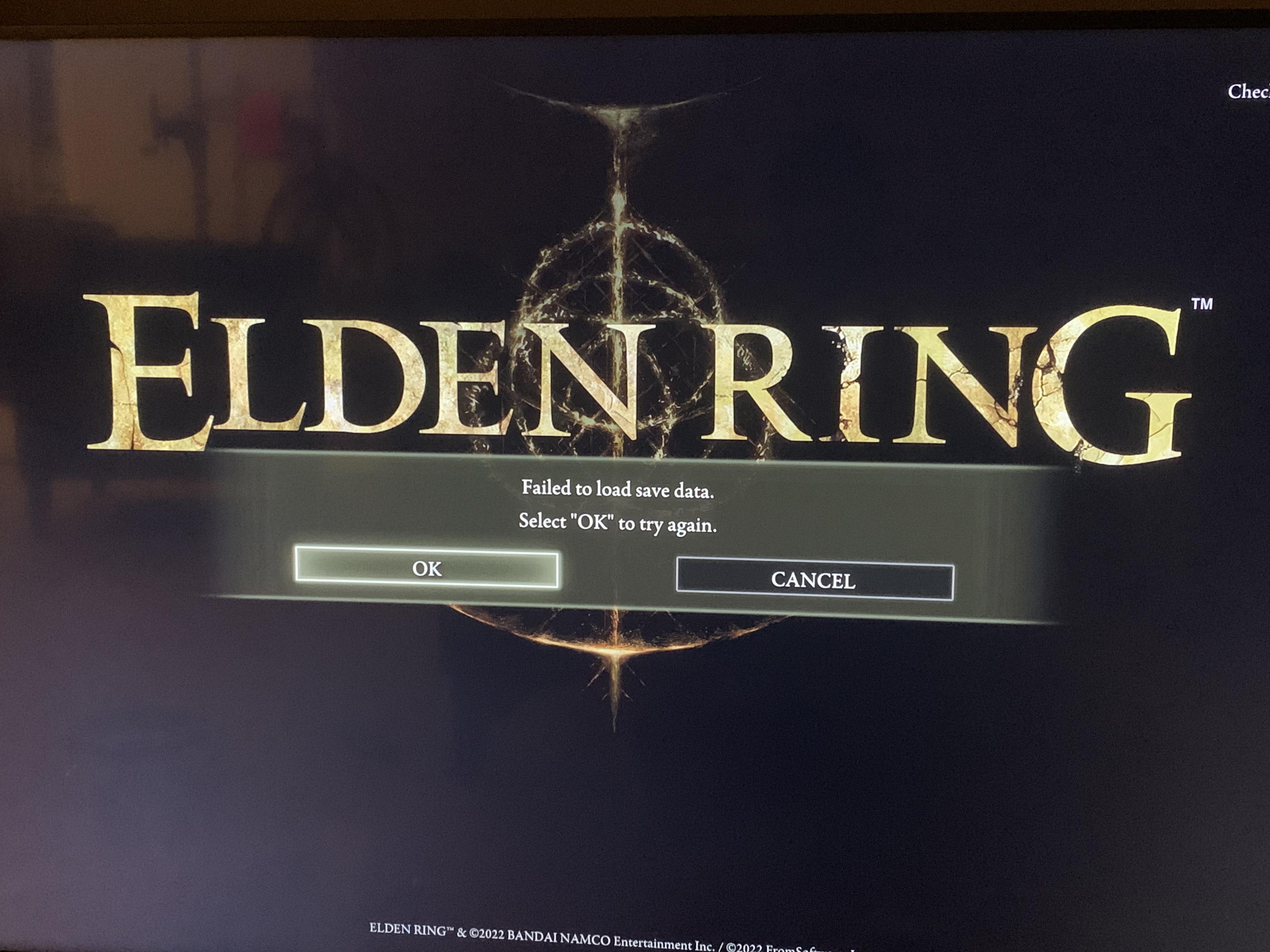I keep getting this message everytime I load into the game, selecting ok doesn’t do anything ...