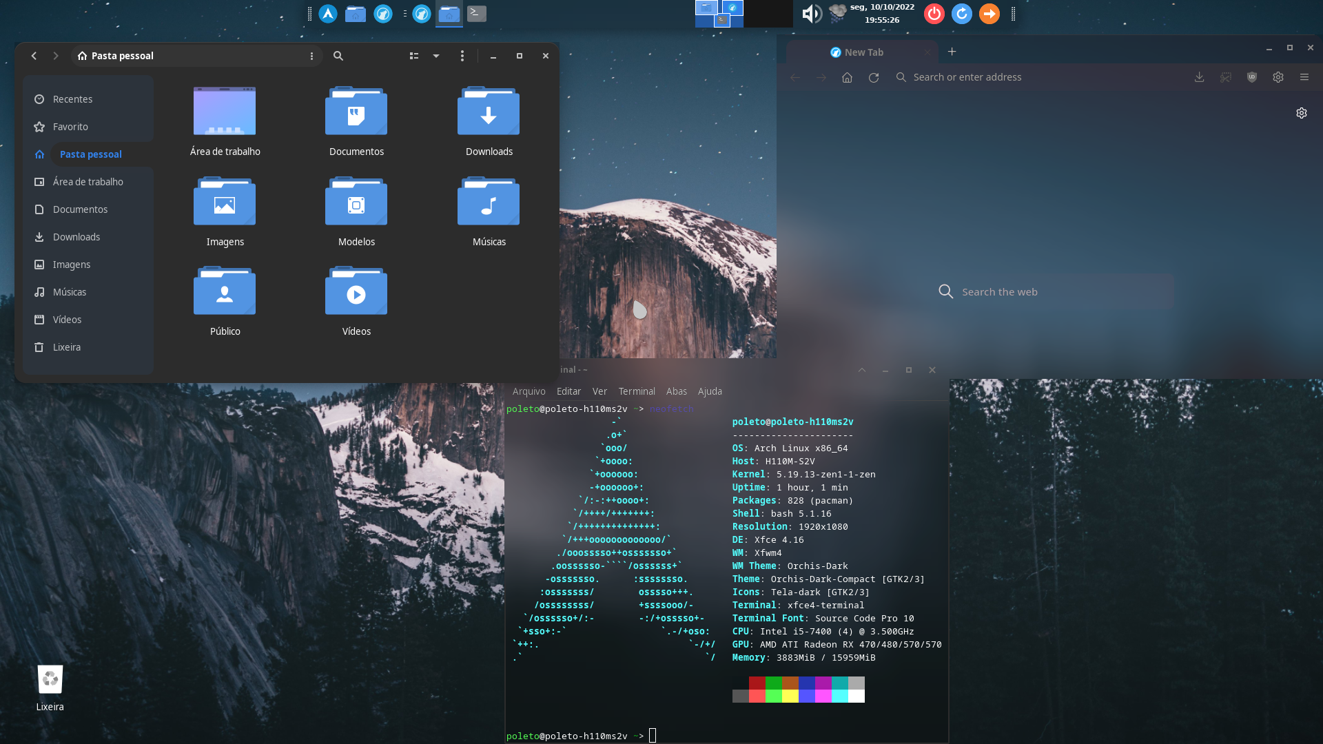 [XFCE] Custom EndeavourOS theming | Scrolller