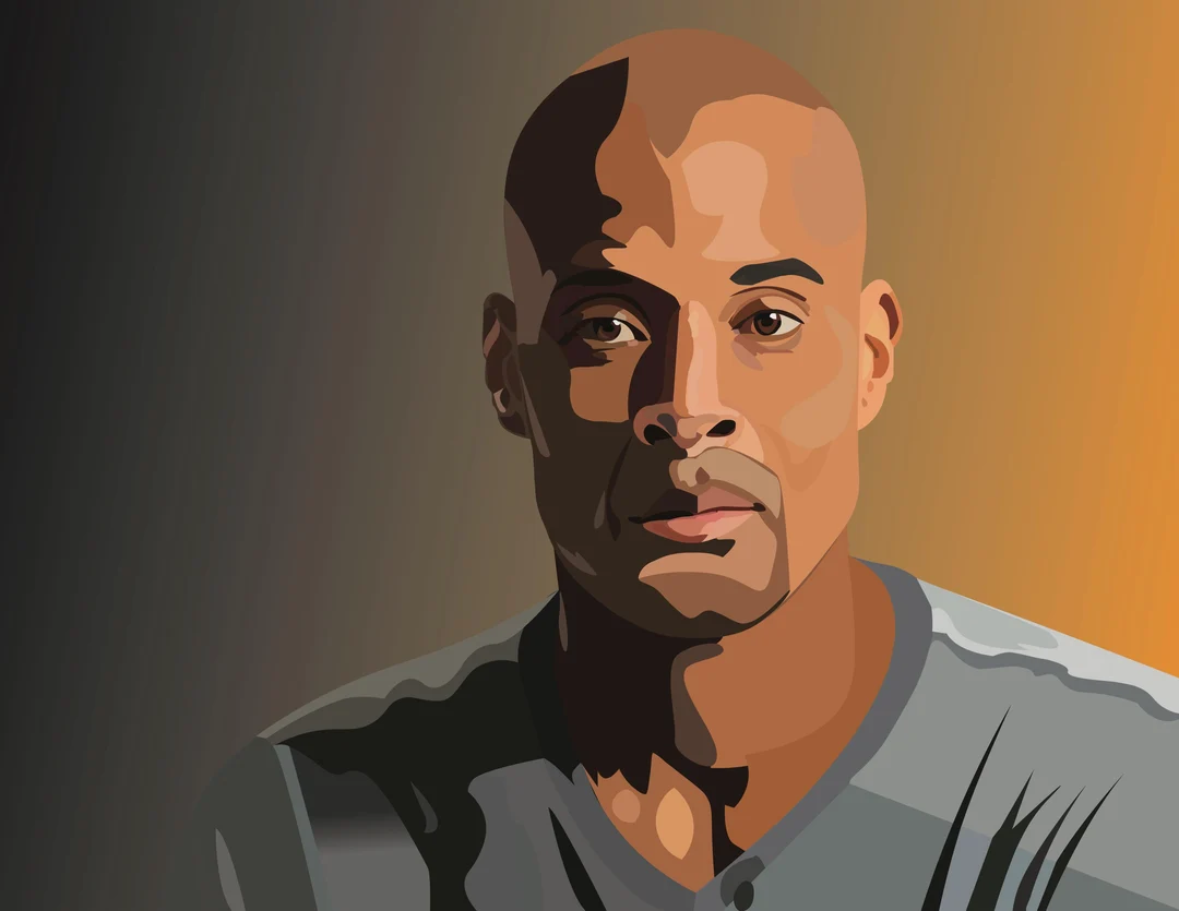 David Goggins, me, Adobe Illustrator, 2020 | Scrolller