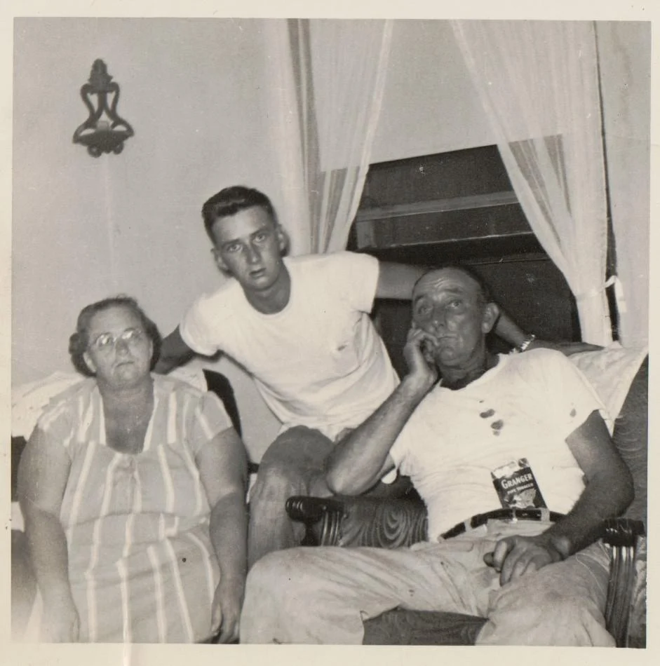 Grandma, Grandad, and Uncle Bob in the early 1950s | Scrolller