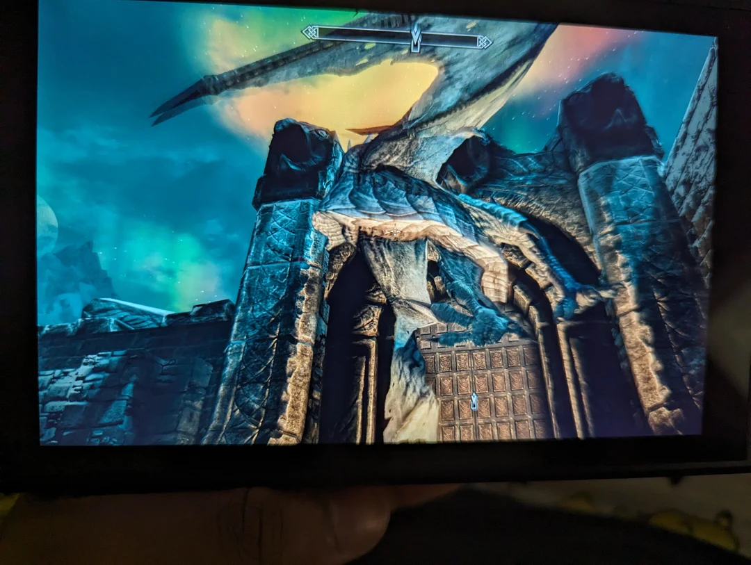 First time opening Skyrim in a year and was greated to this | Scrolller