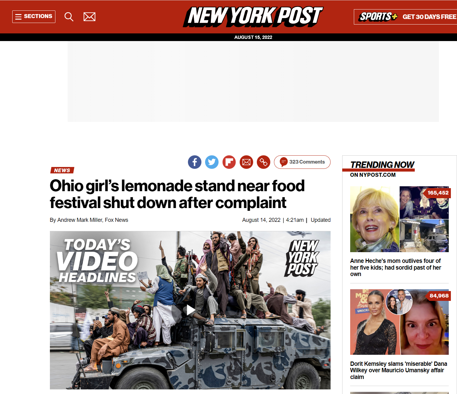 And tell the intern to put some video under the headline...... | Scrolller