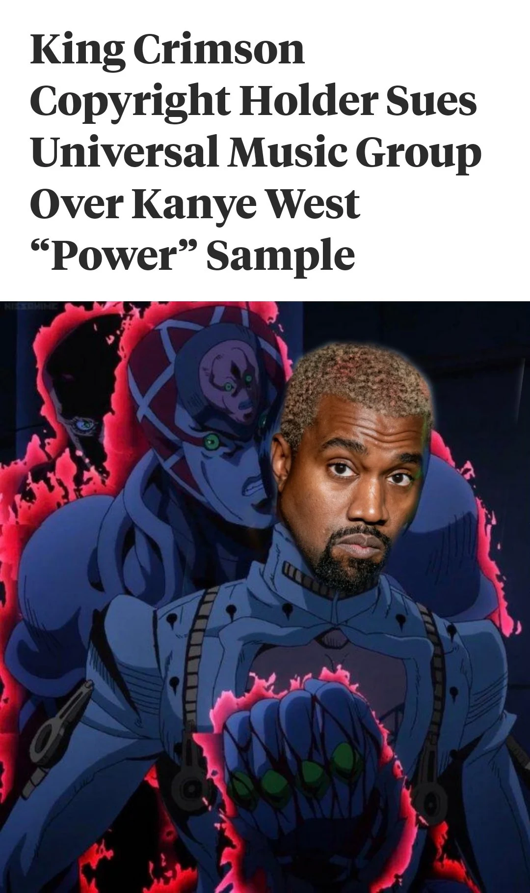 This is the power of my 「KING CRIMSON」 | Scrolller