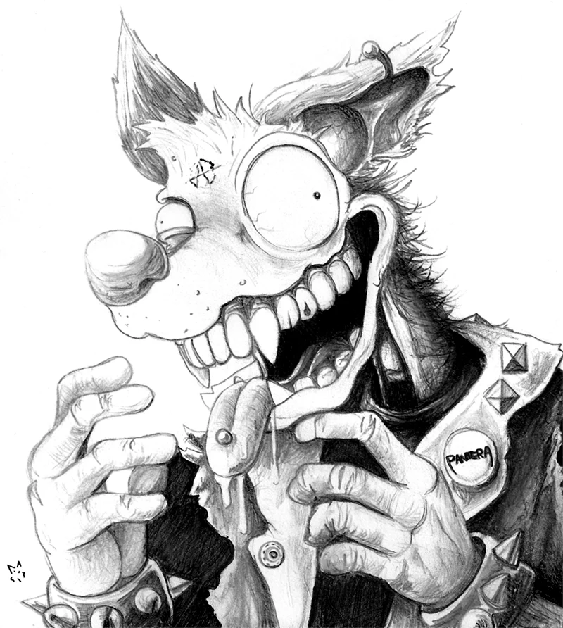 WOLF PUNX by Bourbon Fox | Scrolller