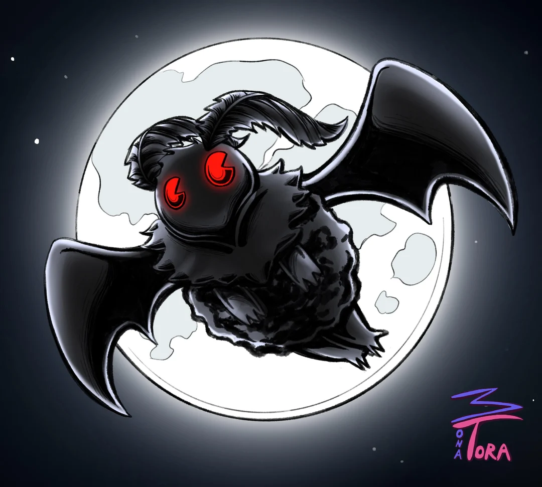 Cute Mothman Art by MonaToraArts | Scrolller