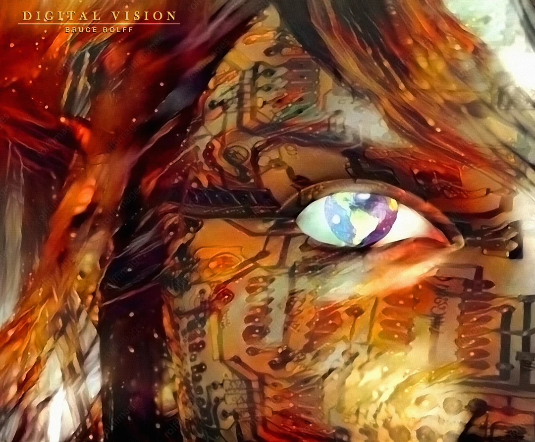 Digital vision, Bruce Rolff, Digital, 2022 | Scrolller