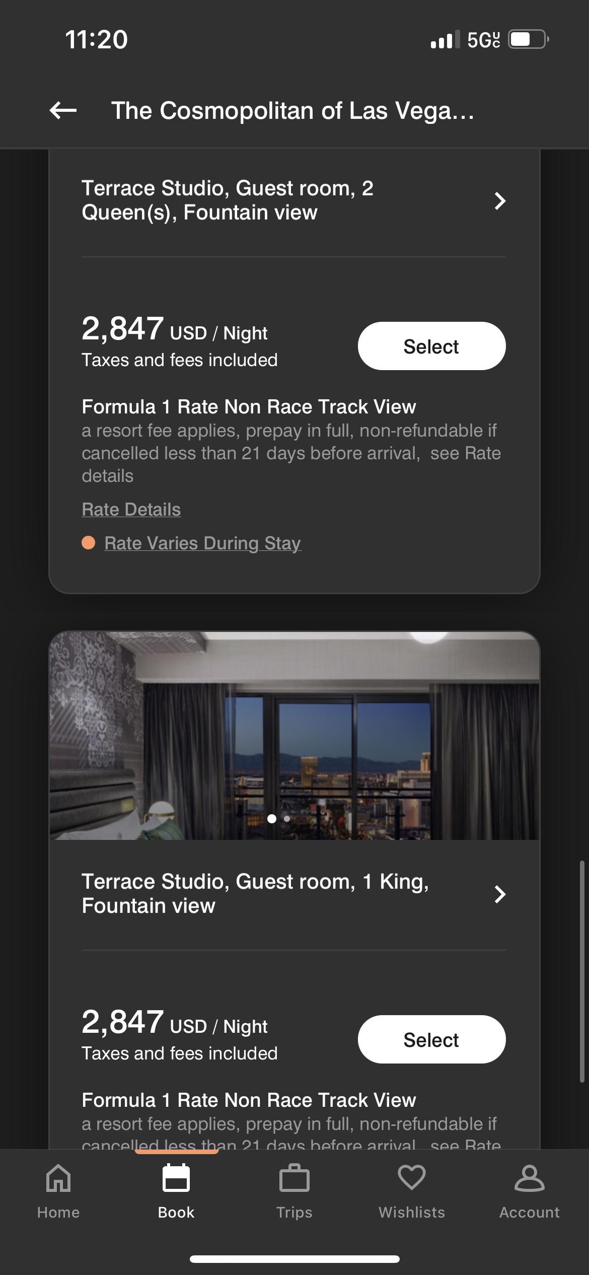 Cosmo Fountain View Non-Racetrack view | Scrolller