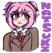 Got a new drawing tablet for christmas, so here's a Natsuki doodle! | Scrolller