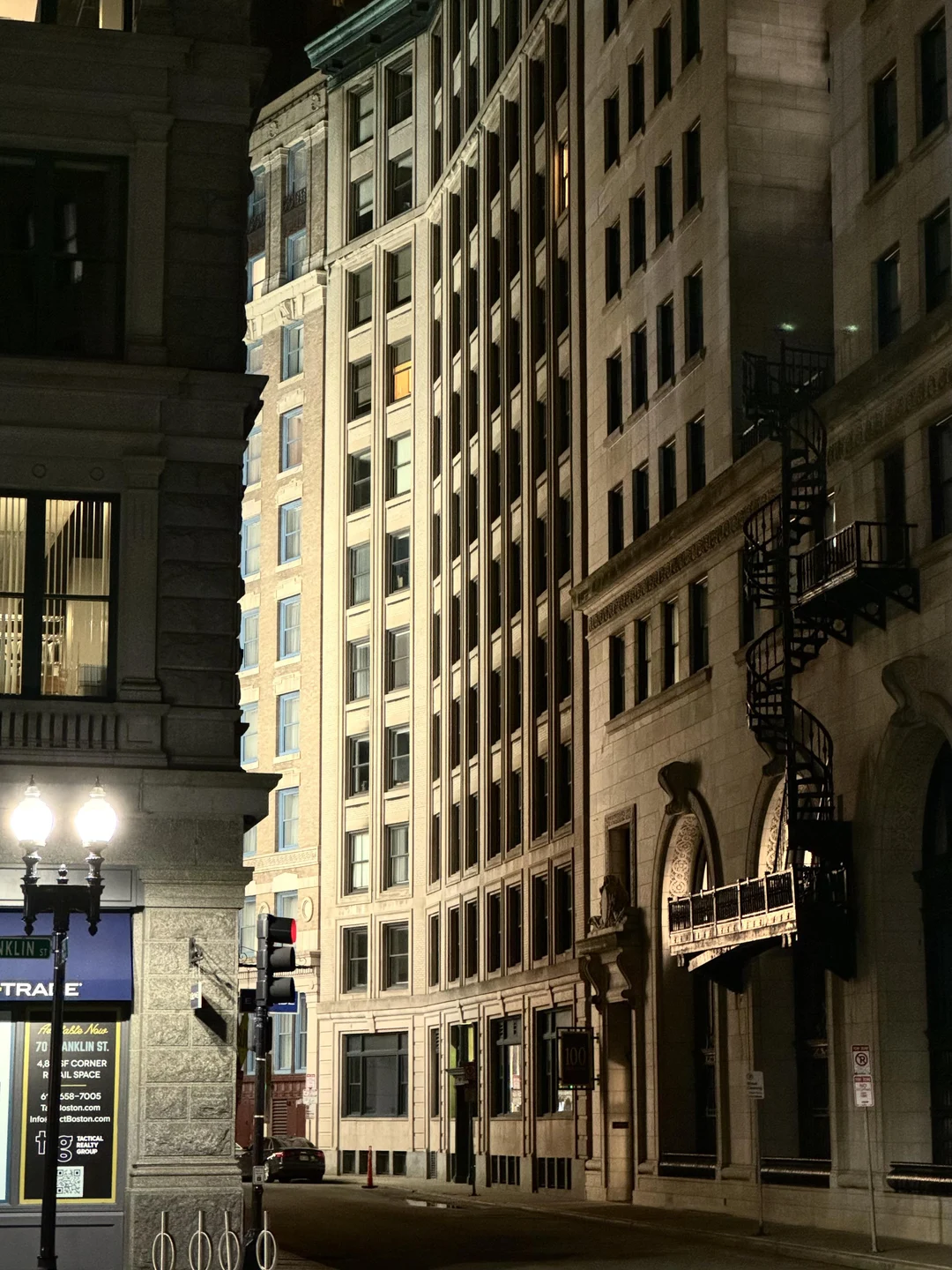 A quiet nighttime scene in Boston | Scrolller