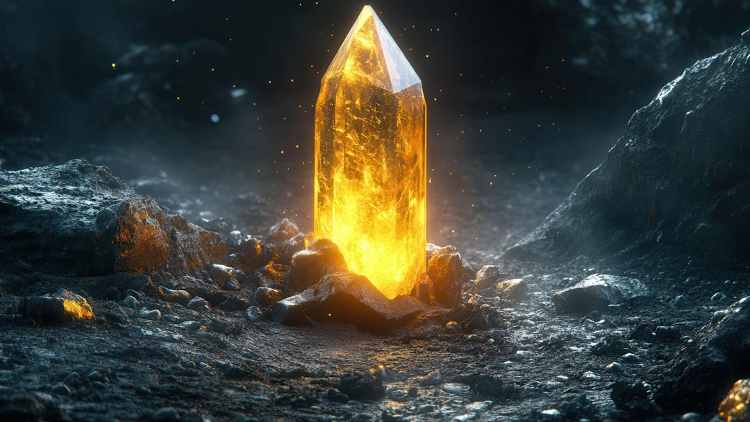 Mystical Glowing Crystal [1920x1080] | Scrolller