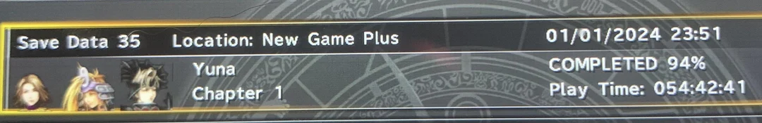 Finished FFX-2 with 94% | Scrolller