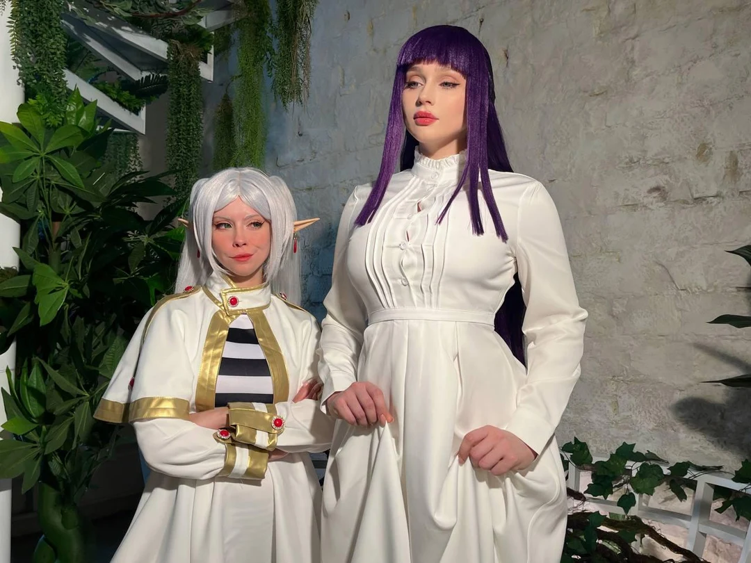 Frieren and Fern cosplay by Caterpillar and Shadory | Scrolller