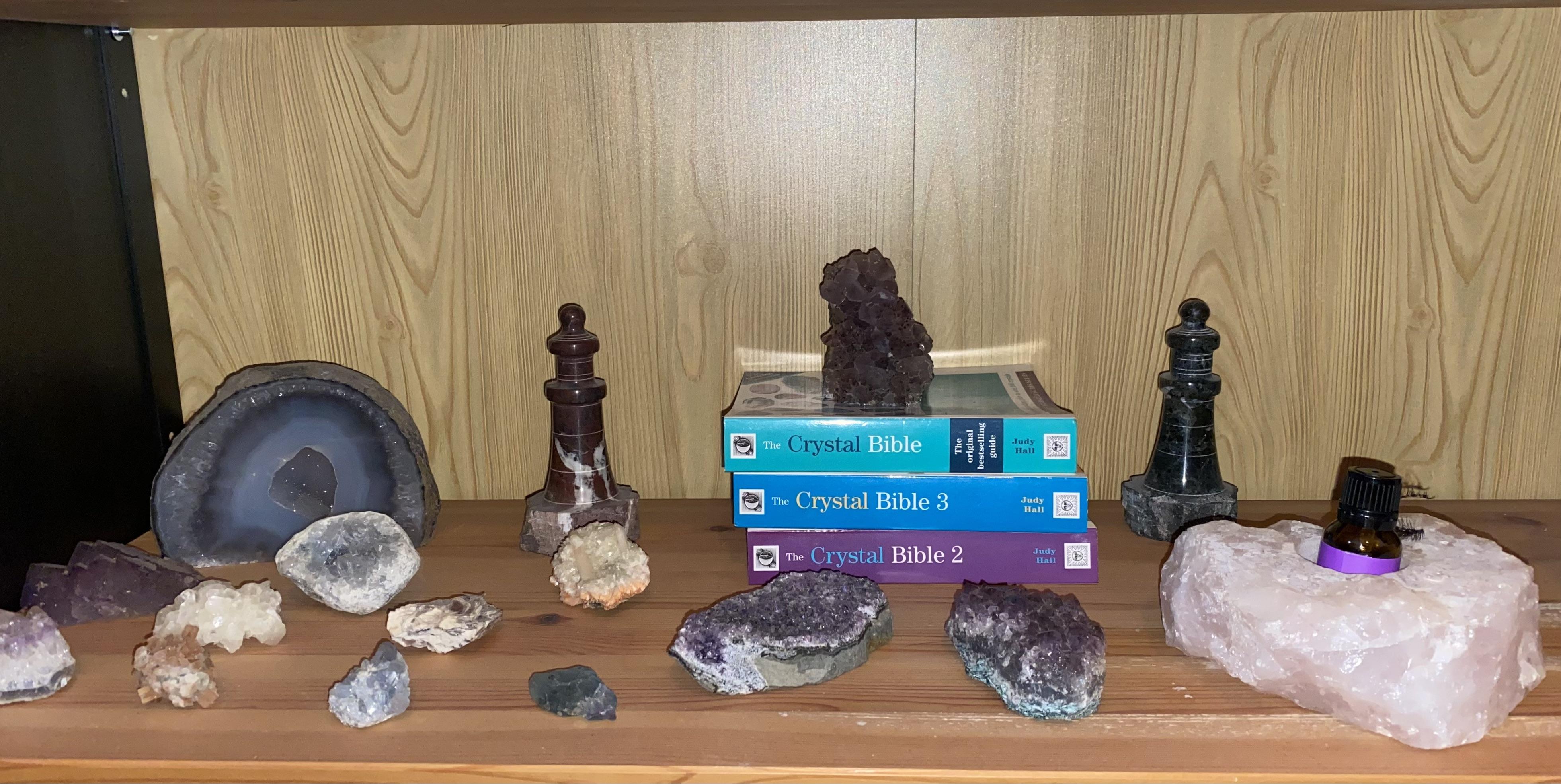 Crystals I’ve bought and received over the years 😀 | Scrolller