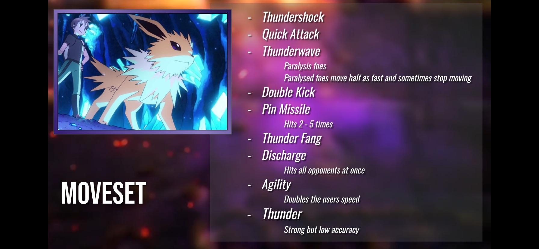 Eeveelution Battle Royal Analysis Part 2/8, Jolteon | Scrolller