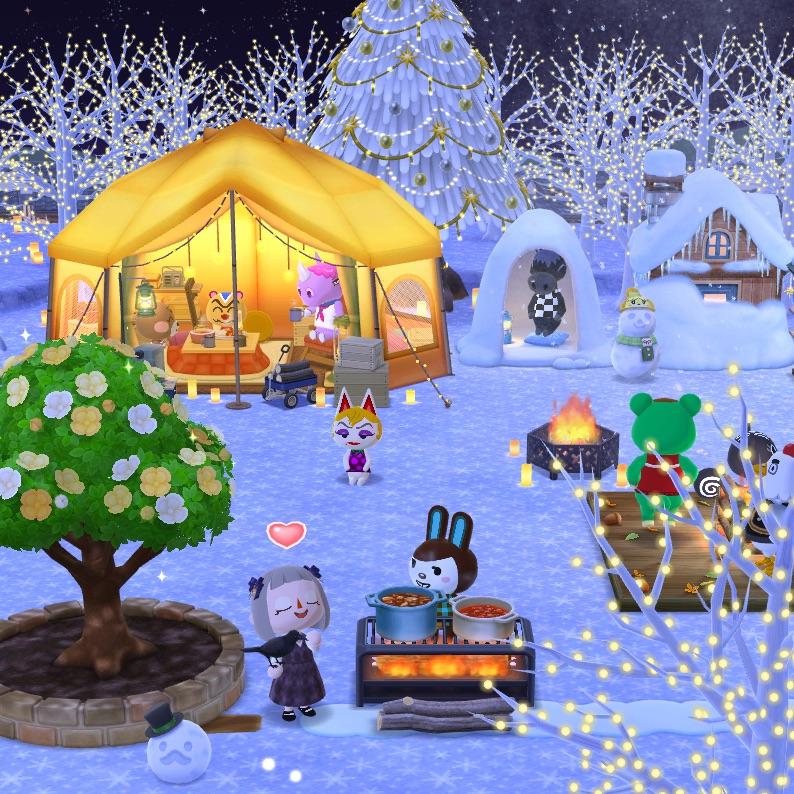My winter campsite