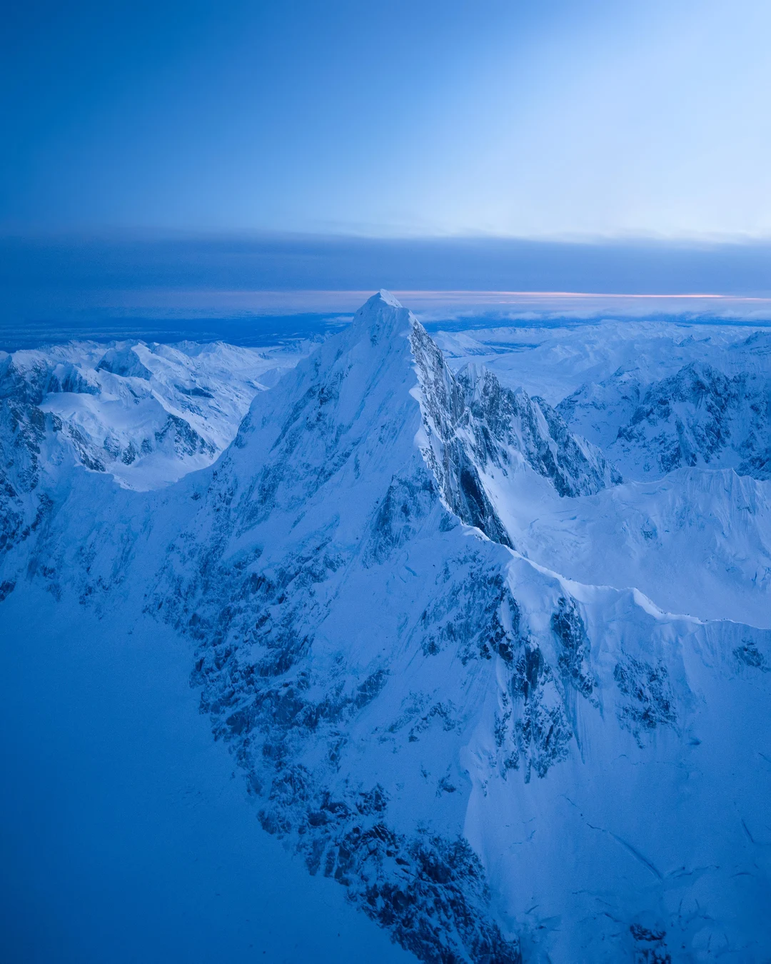 Took a Cessna 172 Out Sightseeing in the Alaska Range this Evening [OC] [3613x4515] | Scrolller