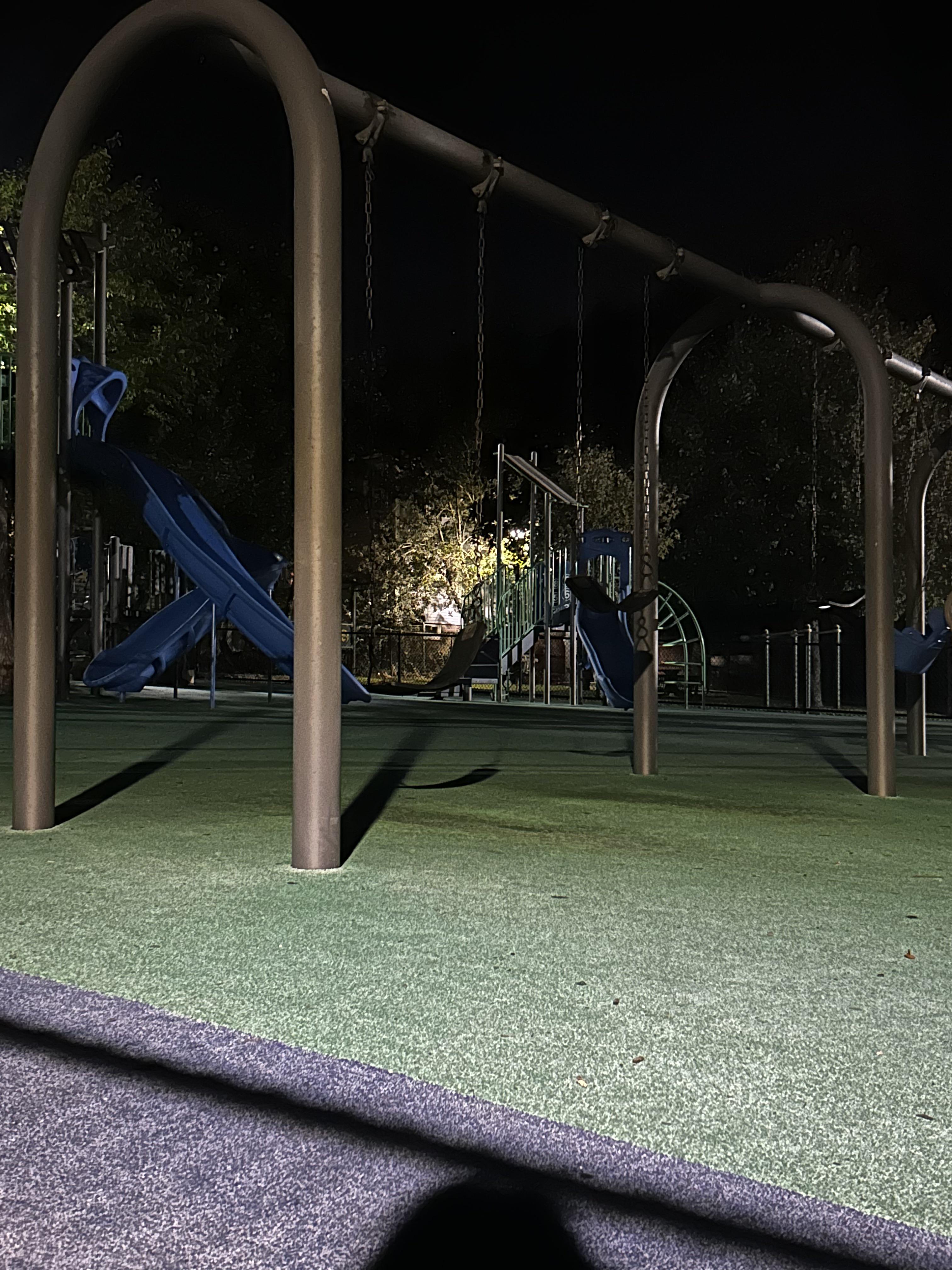 Playground at midnight. | Scrolller