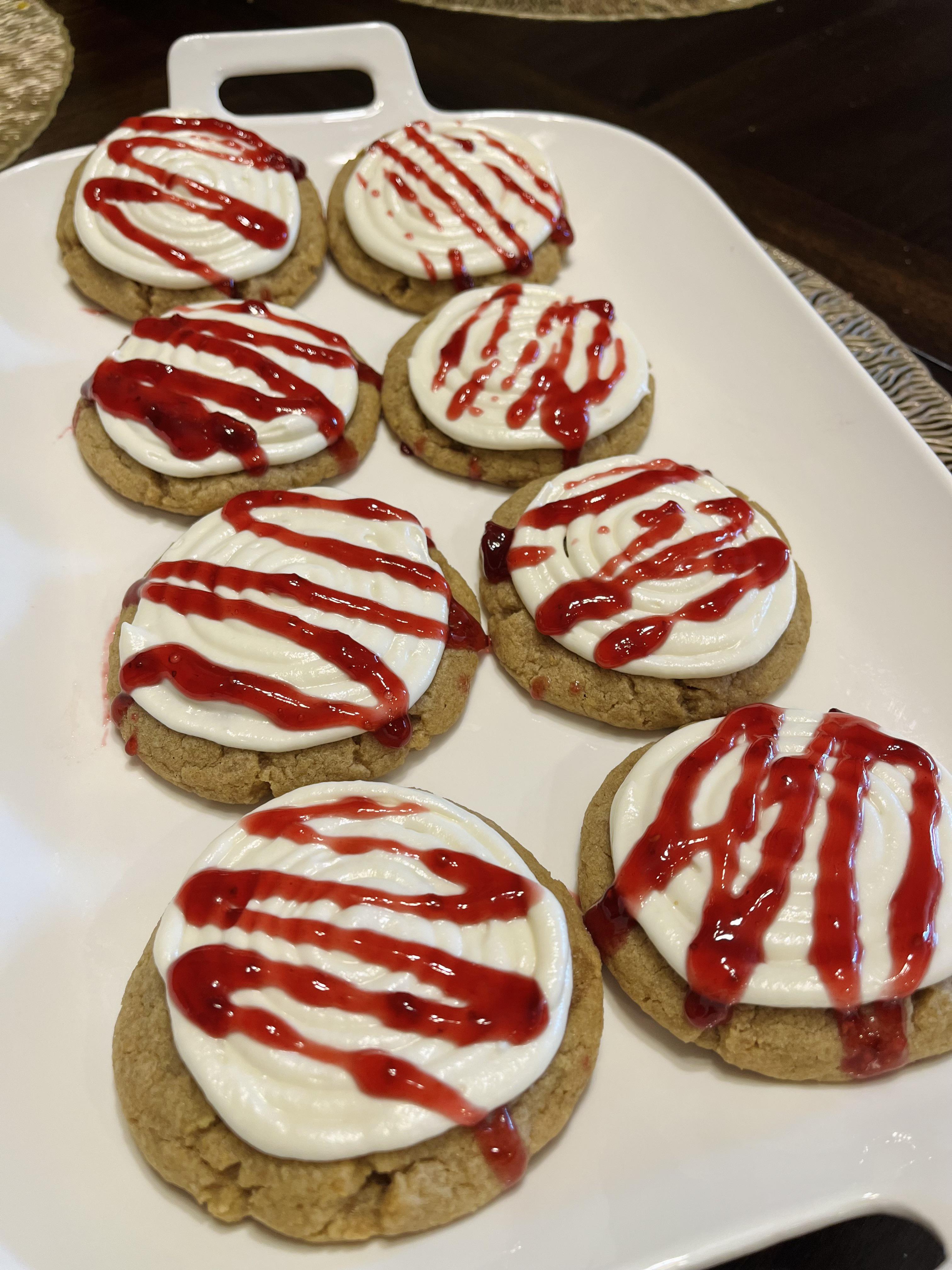 [Homemade] Raspberry cheesecake cookie | Scrolller