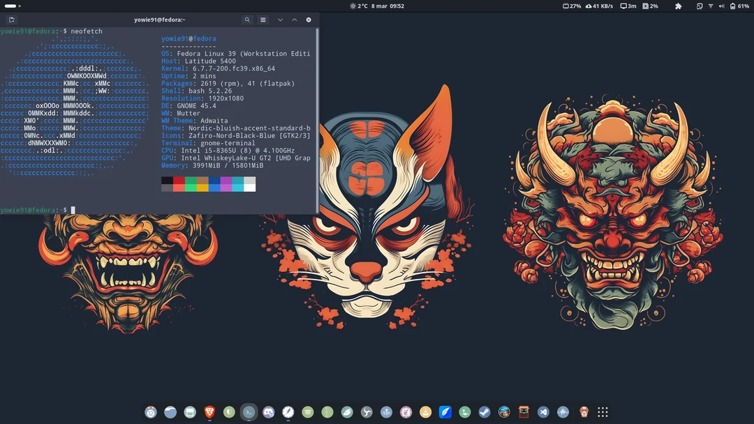 [GNOME] My first rice on new used laptop | Scrolller