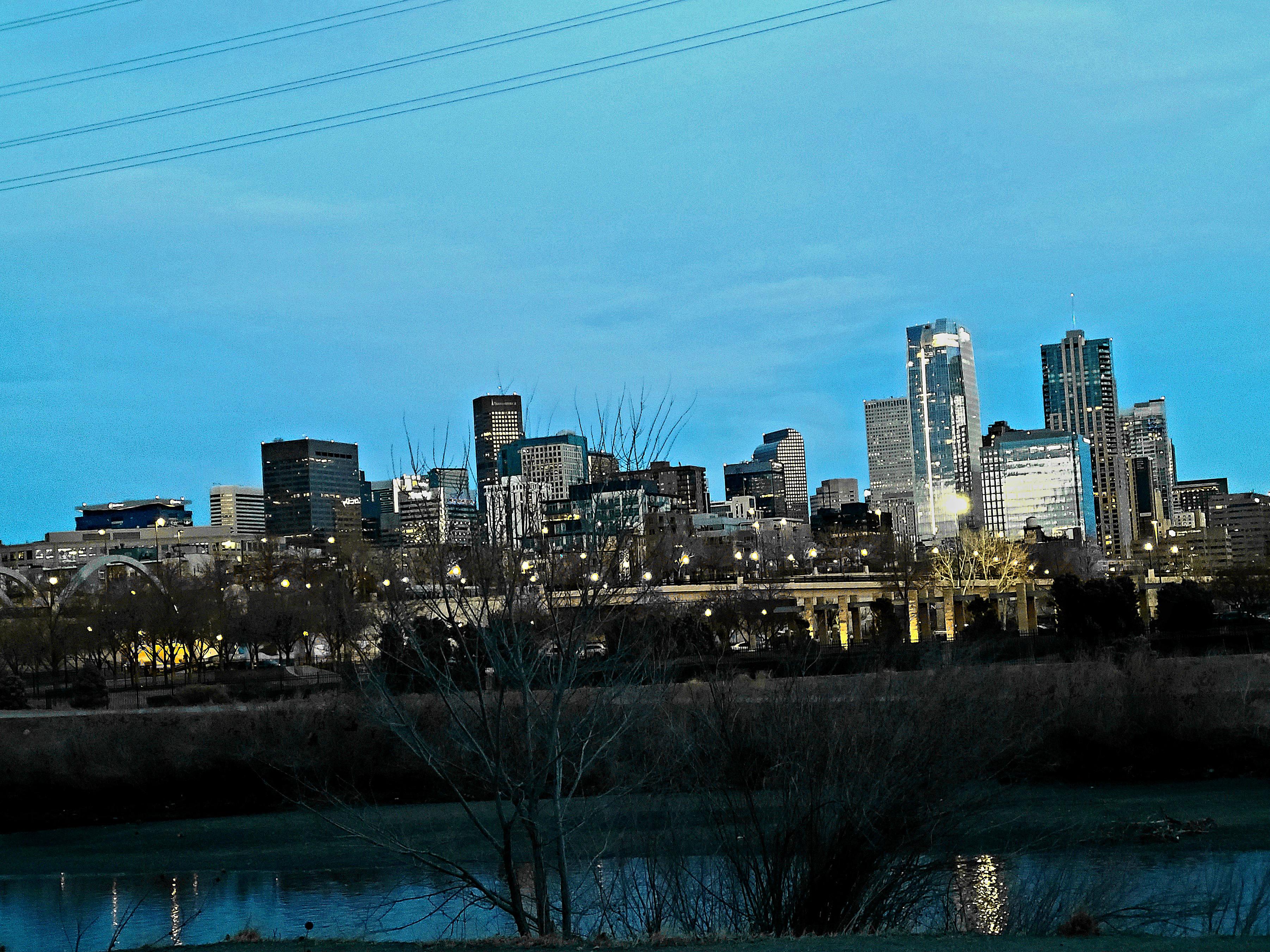 Denver at dusk | Scrolller