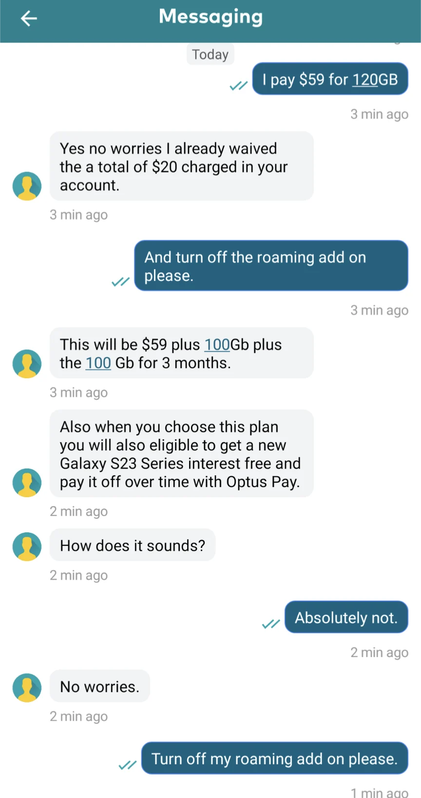 Optus upselling after overcharging me. | Scrolller