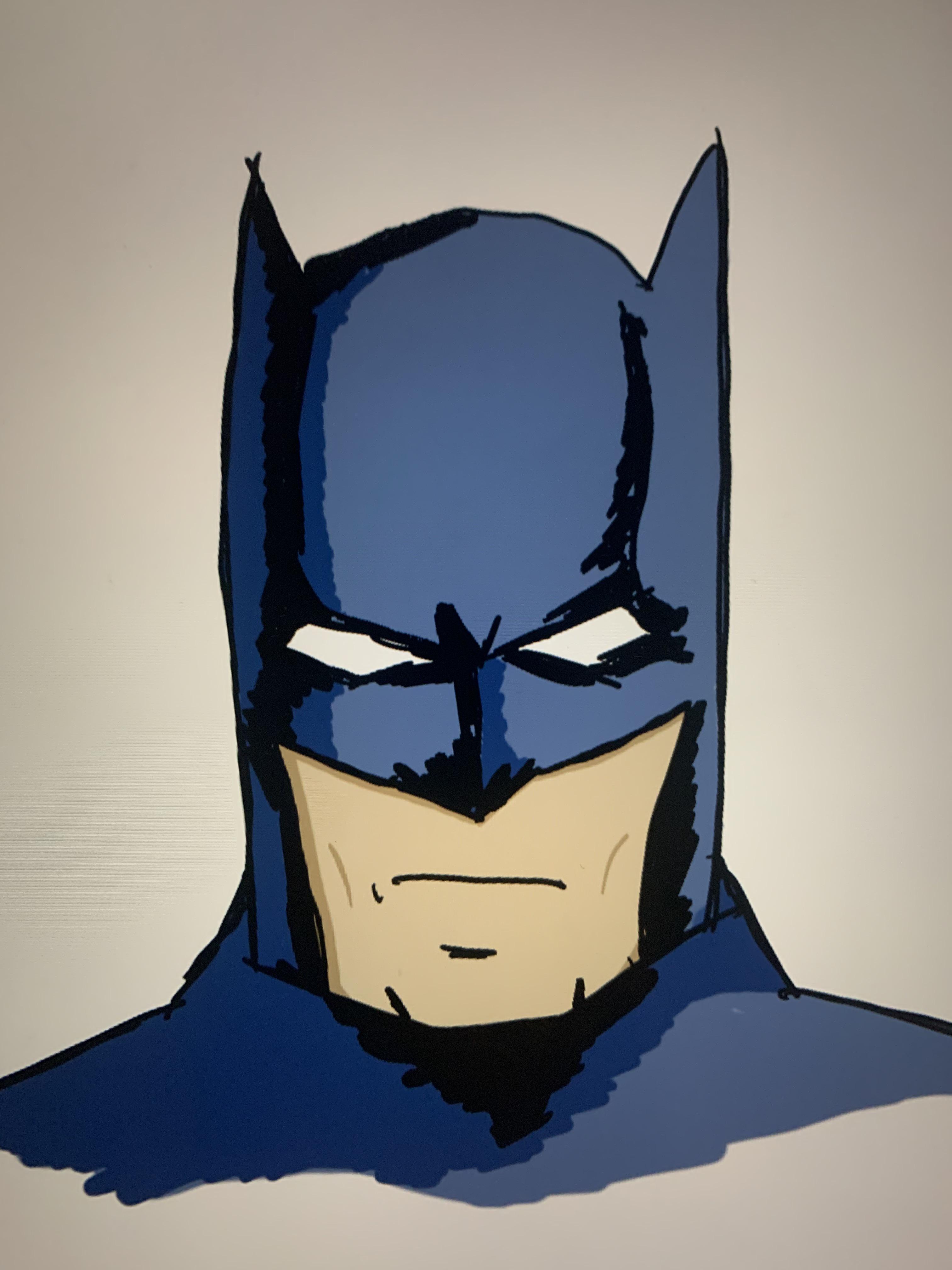I drew Batman! | Scrolller