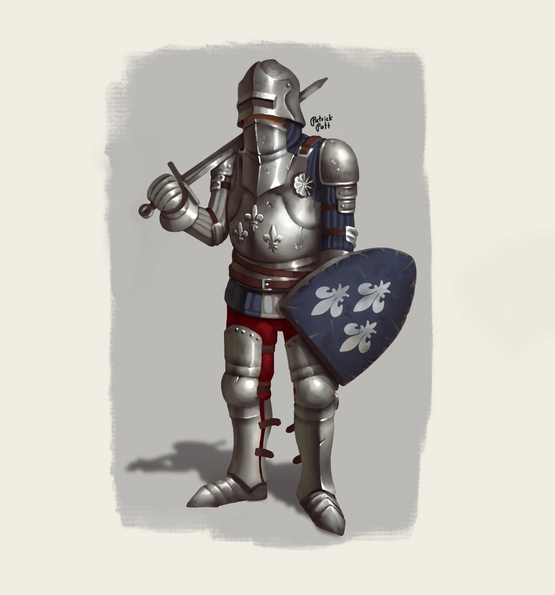 Temerian heavily armored soldier from The Witcher by Patrick Pattowicz (me) | Scrolller