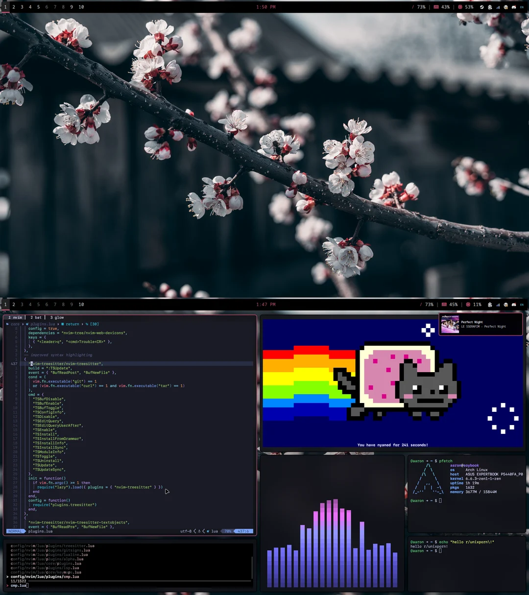 [bspwm] sakura | Scrolller