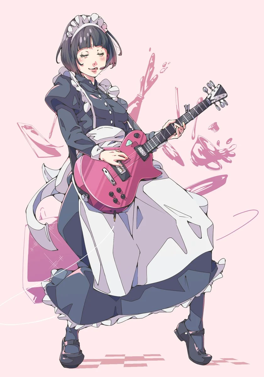 Guitar Maid by @Robot0403 | Scrolller