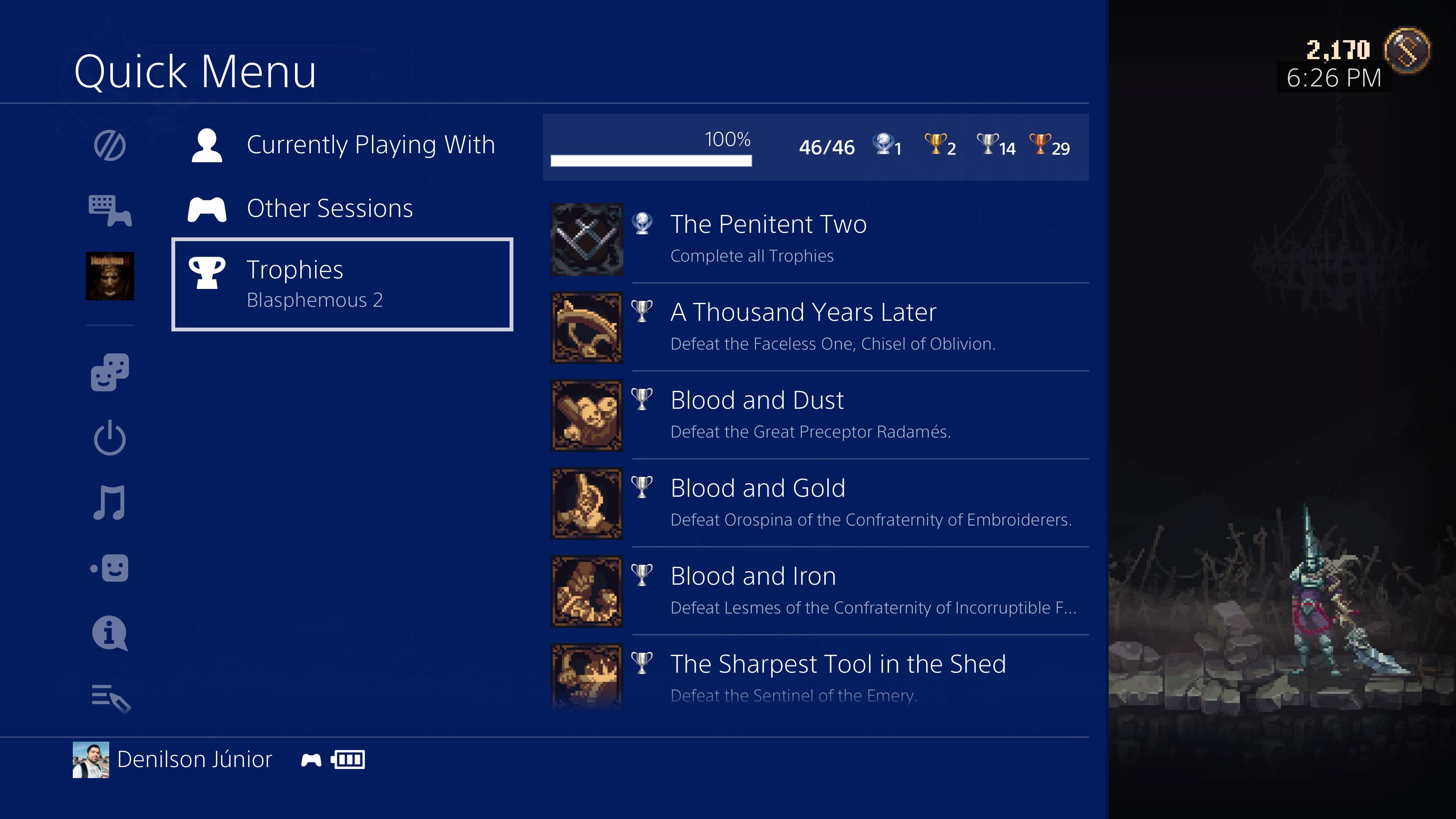 SUMMA BLASPHEMIA II (Blasphemous 2: Platinum Trophy) | Scrolller